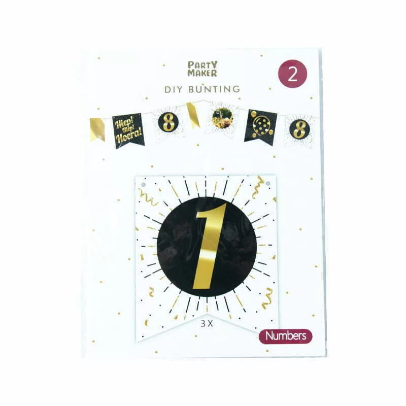 Buy DIY Bunting Happy Birthday including 8m rope Brisbane, Logan, Gold ...