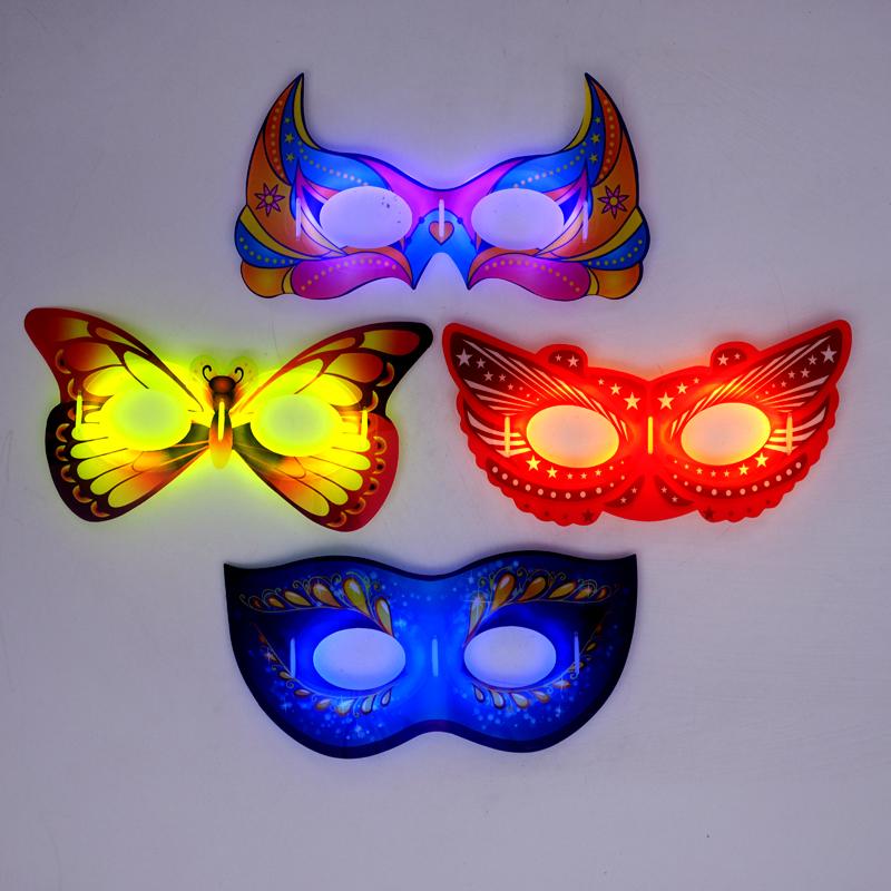 Buy Glow Masquerade Mask - Assorted Marks 1pc Brisbane, Logan, Gold ...