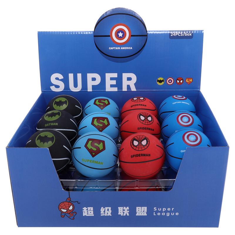 Buy High Bounce Handball Super Hero 6cm 4 Assorted Designs/Colours ...