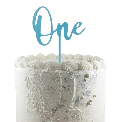 Buy Cake Topper One Light blue 1pc Brisbane, Logan, Gold Coast, Sydney ...