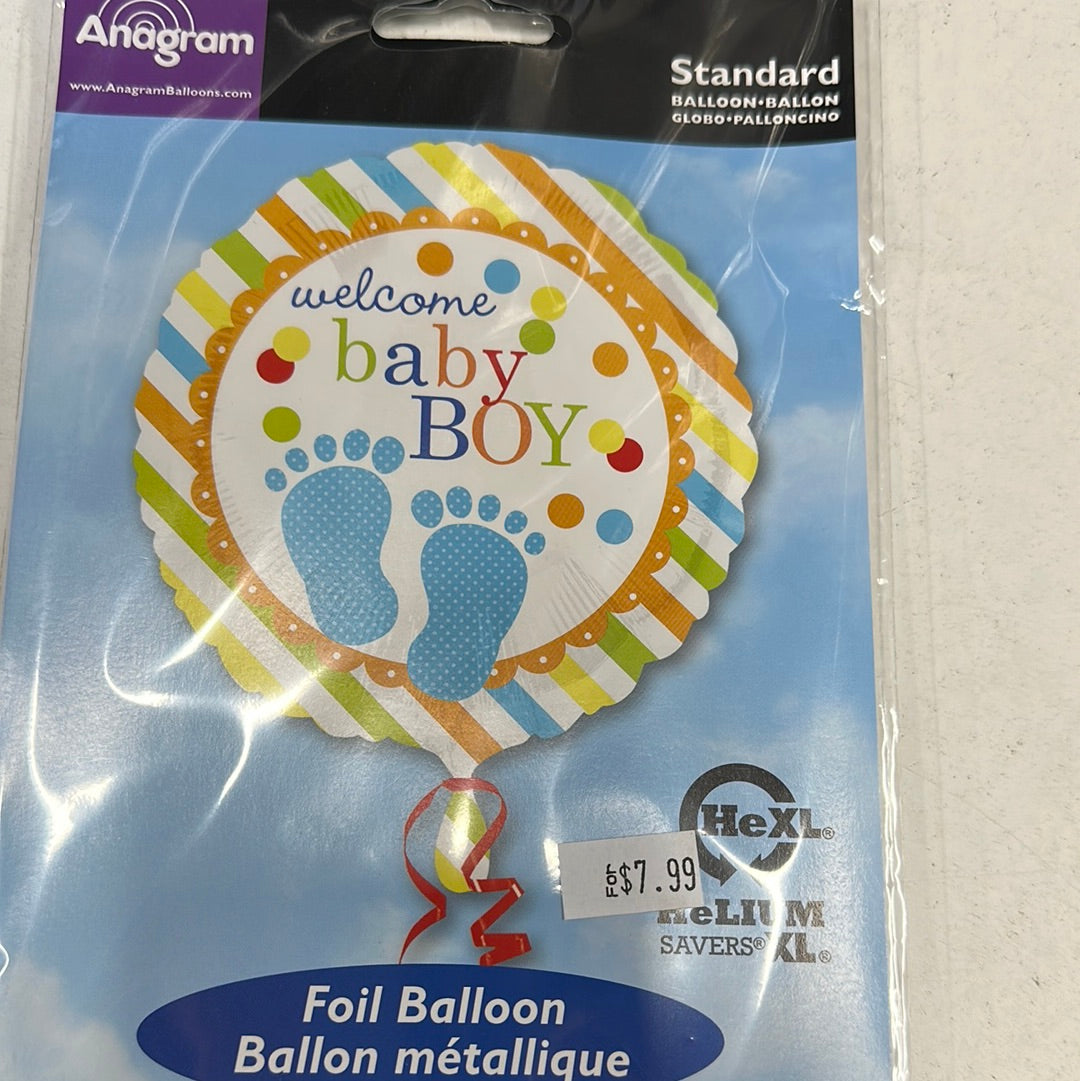 Buy Foil balloon welcome baby boy Brisbane, Logan, Gold Coast, Sydney ...