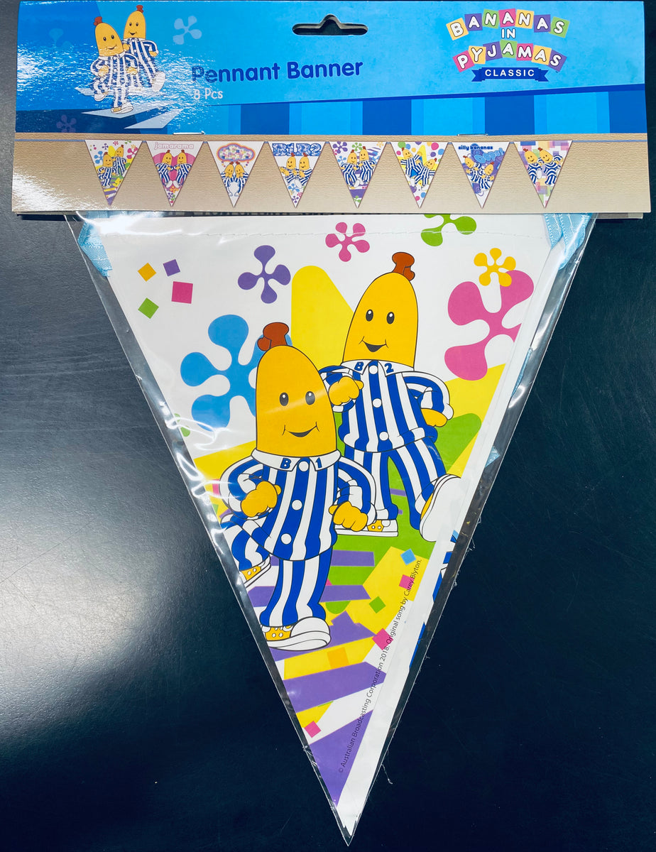 Buy Bananas in Pyjamas Pennant Banner 8pcs Brisbane, Logan, Gold Coast ...