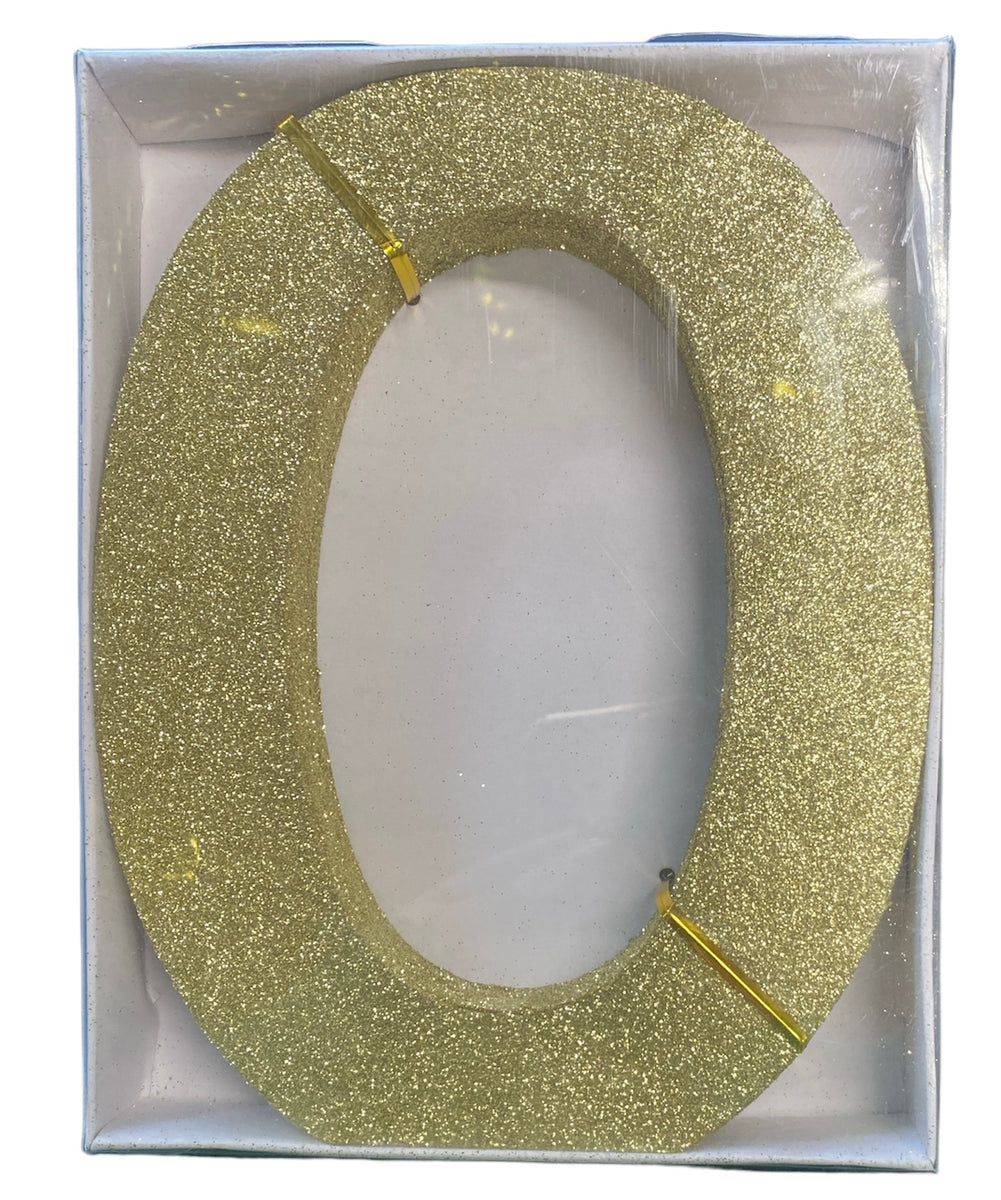 Buy Gold Glitter Decorative Number 0 Brisbane, Logan, Gold Coast ...
