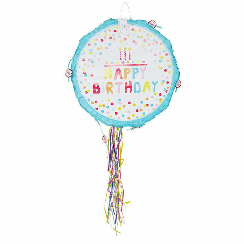 Buy Happy Birthday Round Pinata Brisbane, Logan, Gold Coast, Sydney ...