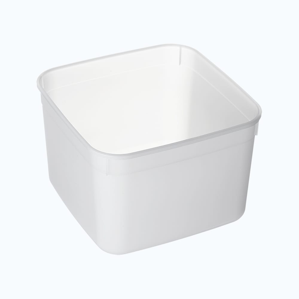 Buy PP Square Storage Containers 3.1ltr Freezer Grade with Lid 10PK ...