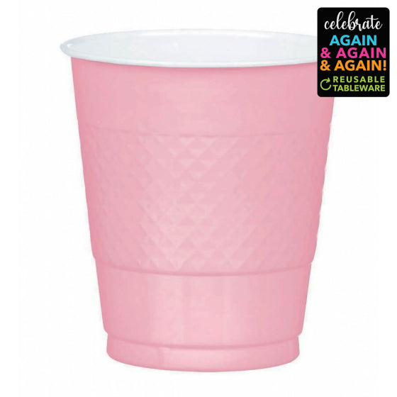 Buy PREMIUM PLASTIC CUPS 355ML 20 PACK - NEW PINK Brisbane, Logan, Gold ...